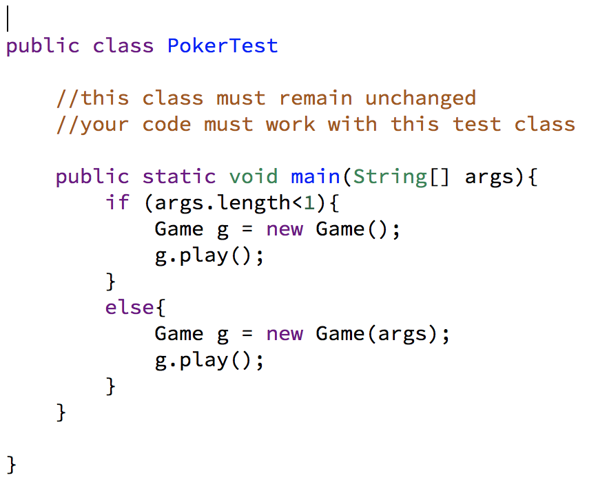 Video Poker: Do PROGRAMMING PROJECT Project P7.9 in | Chegg.com