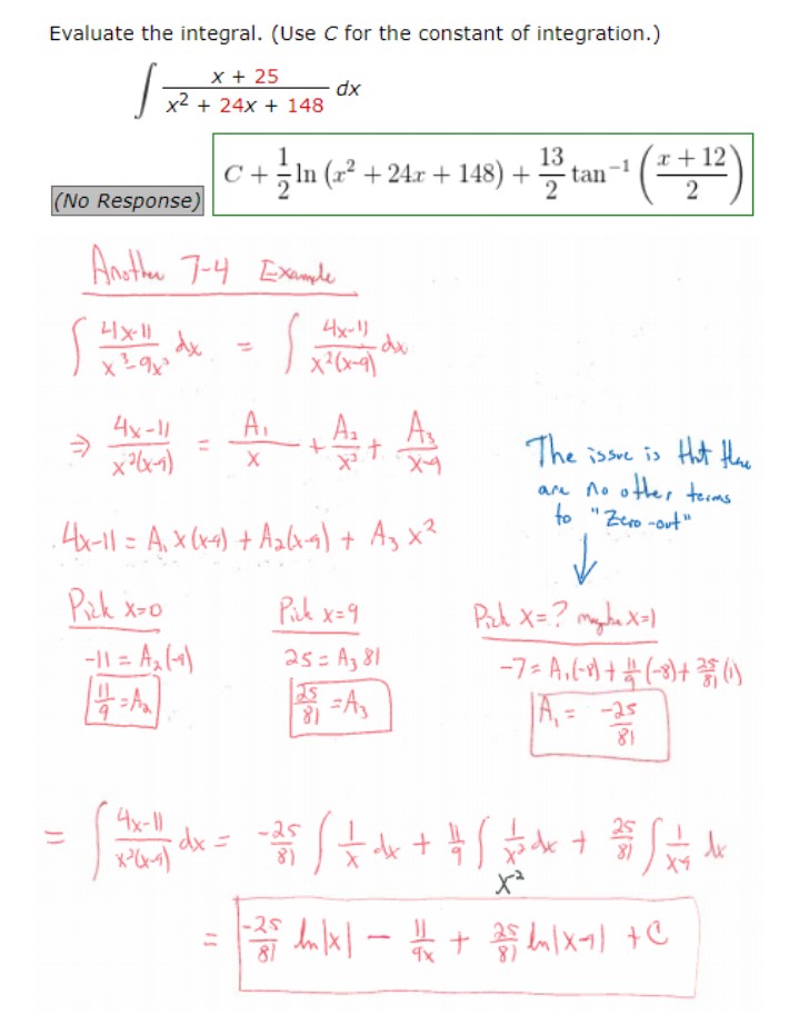 Solved Evaluate the integral. (Use C for the constant of | Chegg.com