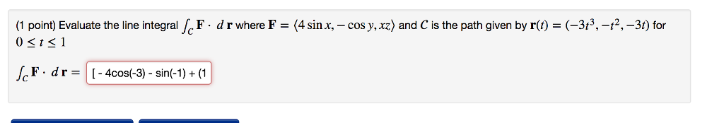 Solved Evaluate the line integral integral_c F middot d r | Chegg.com