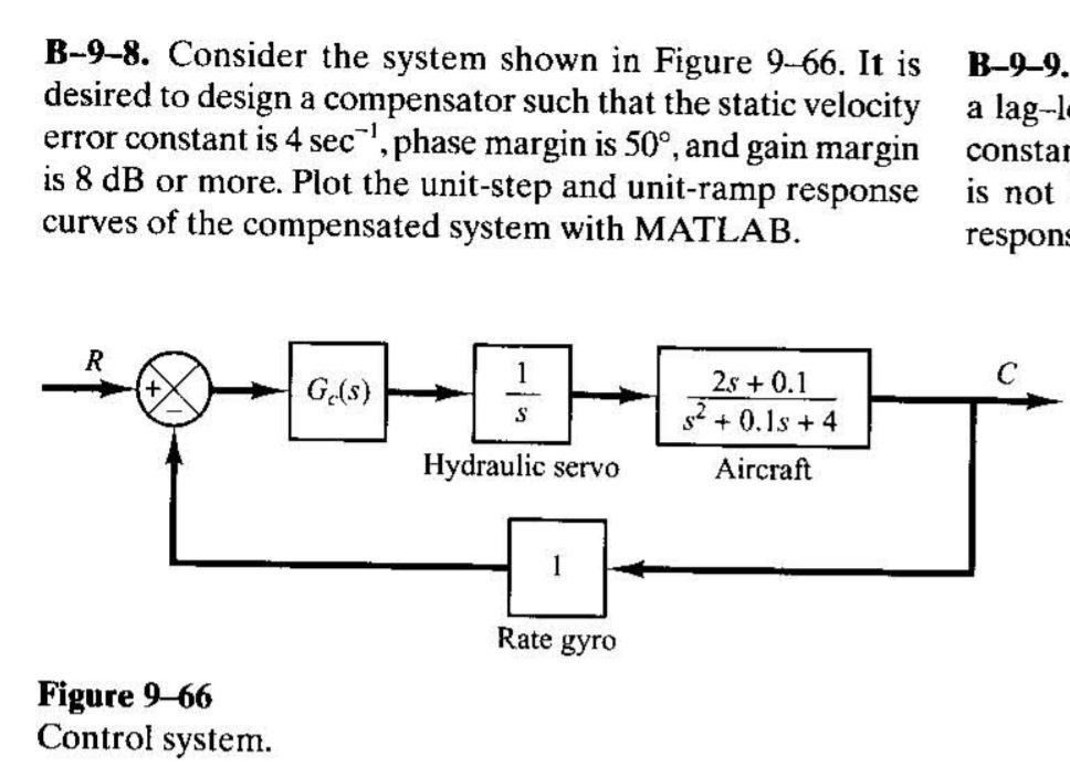 Consider the system shown in Figure 9--66. It is | Chegg.com