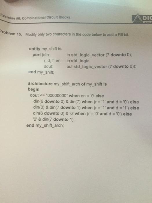 Solved Modify only two characters in the code below to add a | Chegg.com