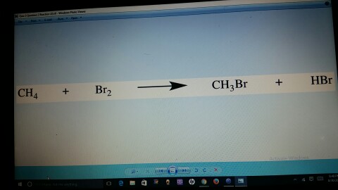 Solved CH4 + Br2 CH3Br HBr | Chegg.com