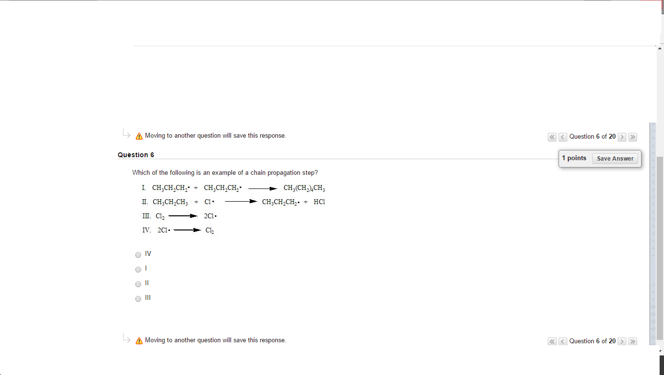 Solved Which of the following is an example of a chain | Chegg.com