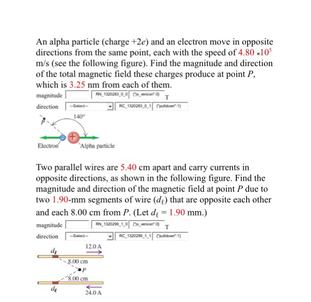 Solved An alpha particle (charge +2e) and an electron move | Chegg.com