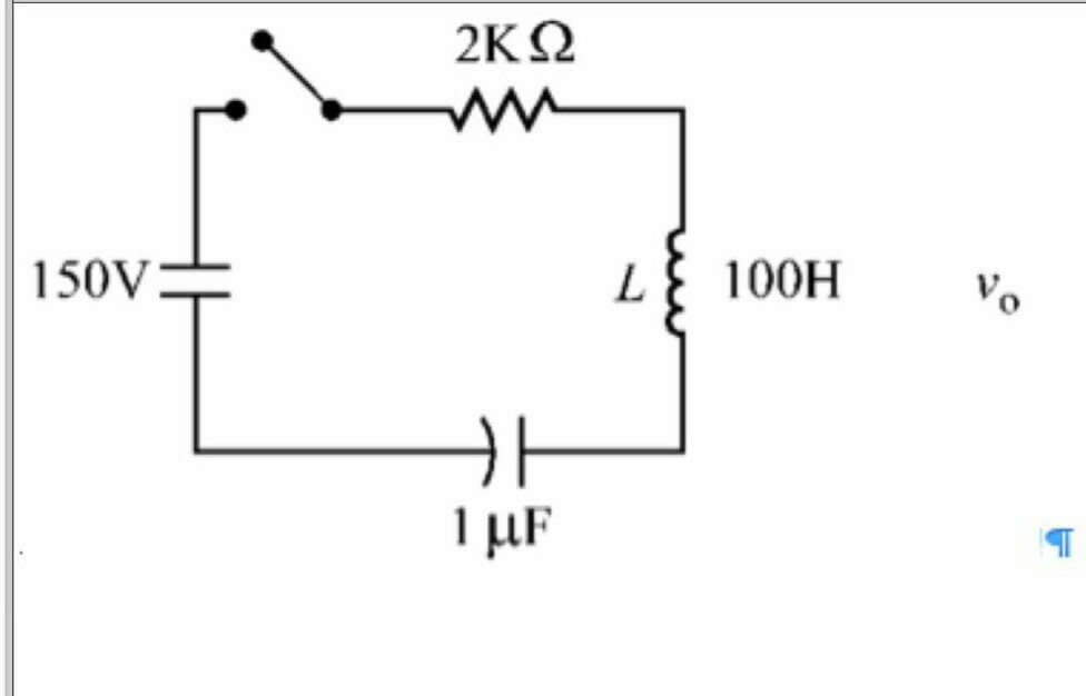 Solved Find an expression for the current in the circuit | Chegg.com