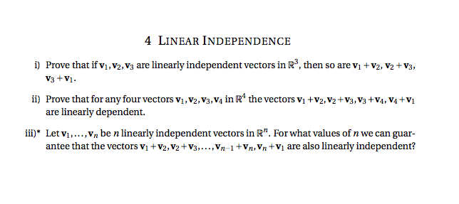 Solved Prove that if v1, v2, v3 are linearly independent | Chegg.com