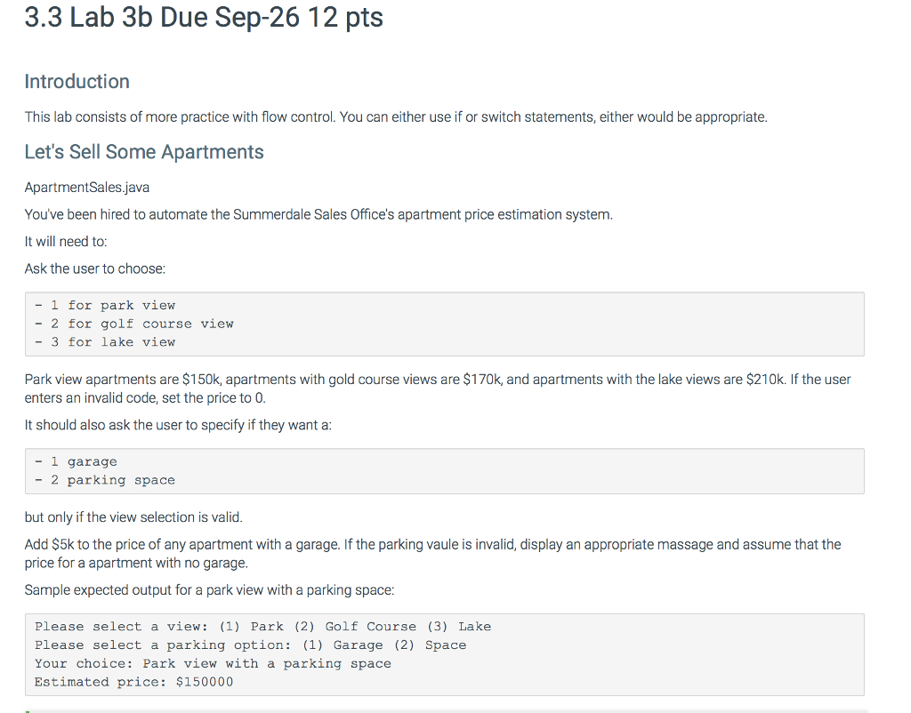 Solved 3.3 Lab 3b Due Sep-26 12 pts Introduction This lab | Chegg.com