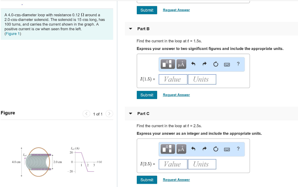 Solved Submit quest Answer A 4.0-cm-diameter loop with | Chegg.com