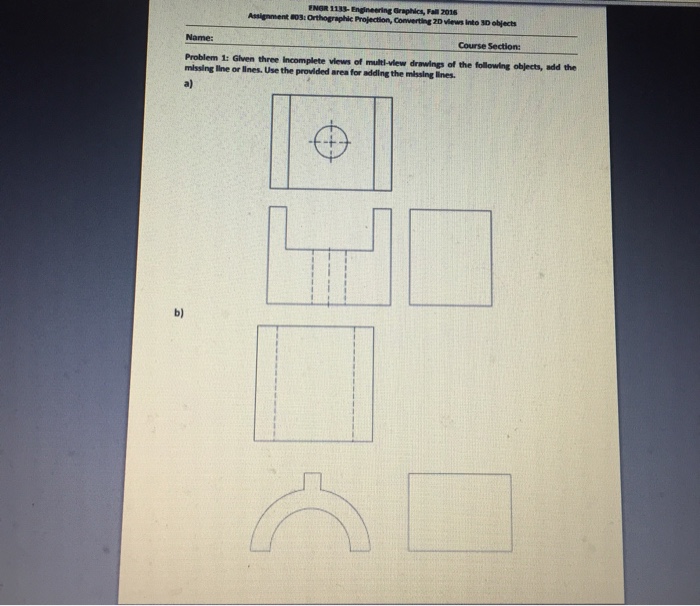 Solved Given the three incomplete views of multi-view | Chegg.com