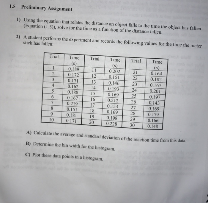 Solved Using the equation that relates the distance an | Chegg.com