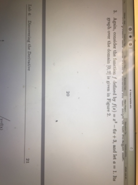 Solved 3. Again, consider the function f defined by f(z) 6z | Chegg.com