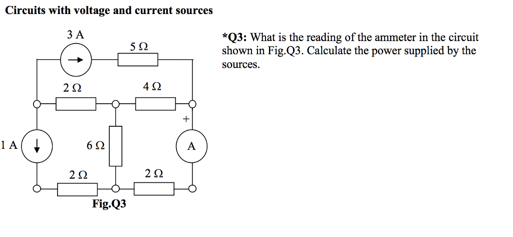 Solved Circuits with voltage and current sources What is | Chegg.com