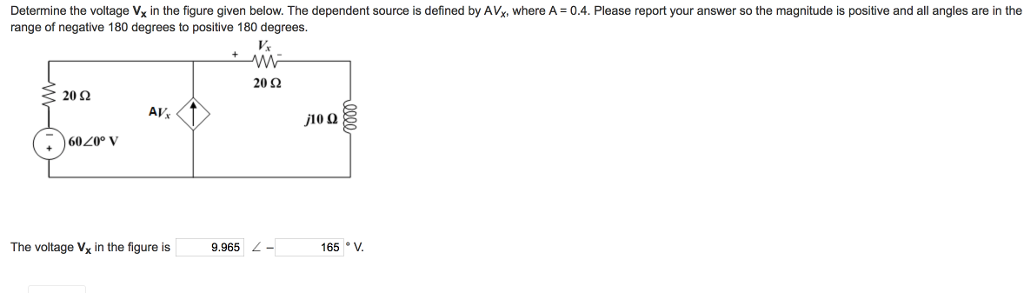 Solved Determine the voltage Vx in the figure given below. | Chegg.com
