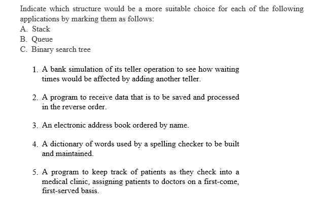 Solved Indicate which structure would be a more suitable | Chegg.com