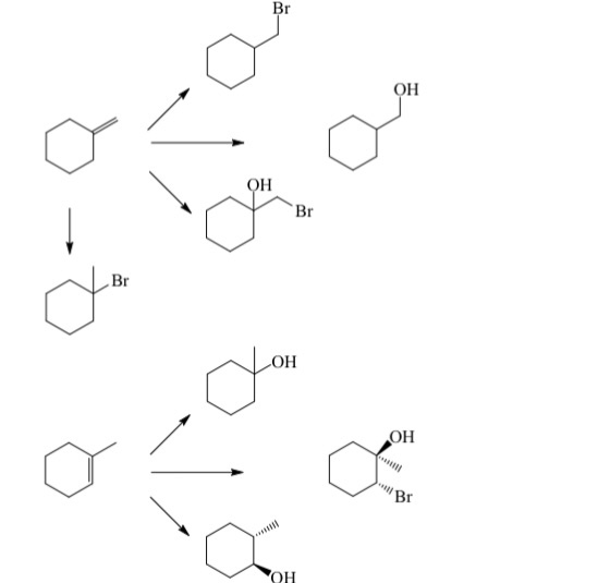 Solved 1. Hg(OAc)2 CHs H CH-CH H,O, THF 2. NaBH H OH 1. BH | Chegg.com