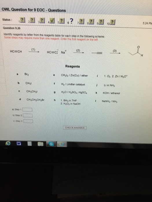 Solved Identify reagents by letter from the reagents table | Chegg.com Solved Identify reagents by letter from the reagents table | Chegg.com
