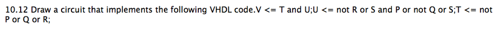 Solved 1012 Draw A Circuit That Implements The Following 
