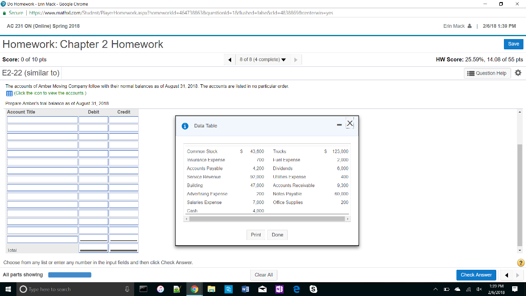 Accounting Archive | February 06, 2018 | Chegg.com