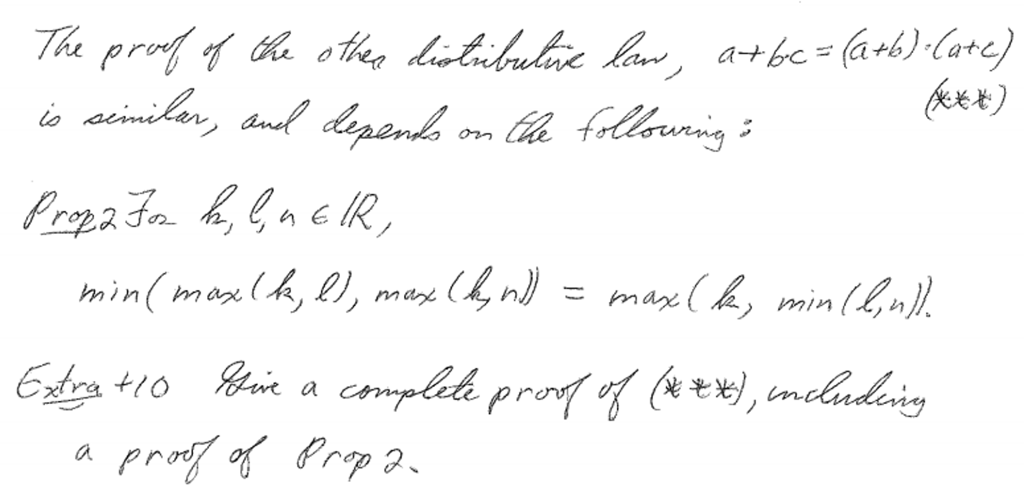 Solved The proof the distributive law, a + bc = (a + b).(a + | Chegg.com