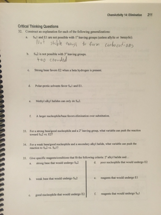 Solved Critical Thinking Questions Construct an explanation | Chegg.com