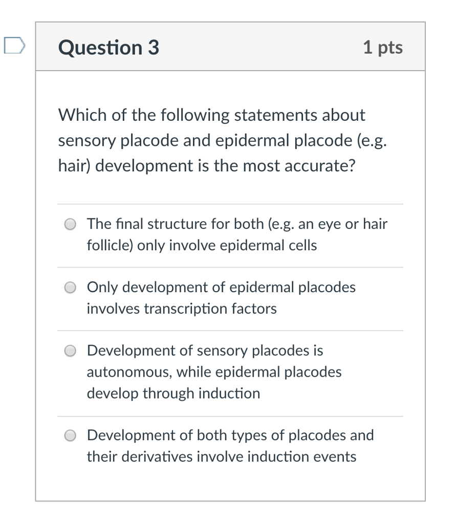 Solved DI Question 3 1 pts Which of the following statements | Chegg.com