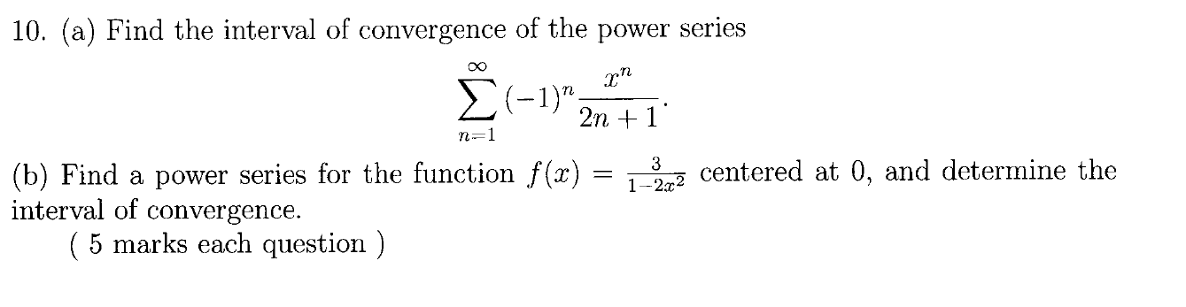 Solved: Find The Interval Of Convergence Of The Power Seri... | Chegg.com