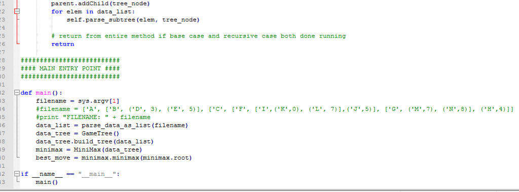 Solved I need help on parsing a input(a tree nested list) | Chegg.com