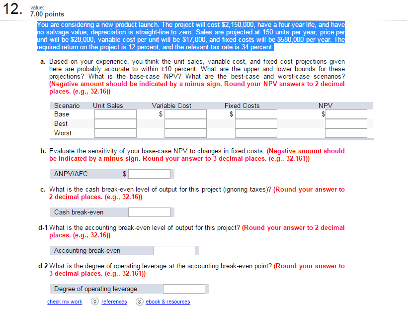 You are considering a new product launch. The project | Chegg.com