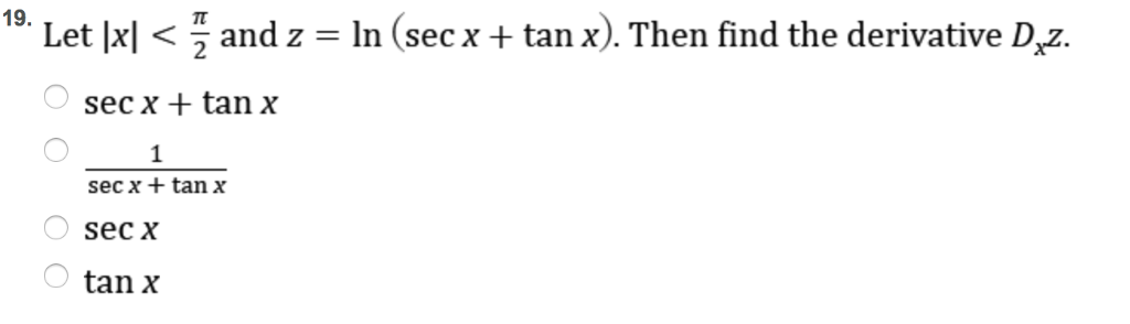 Solved 19. Let lxl