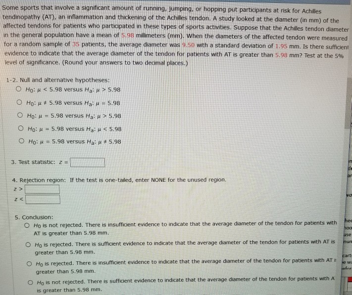 Solved Some sports that involve a significant amount of | Chegg.com