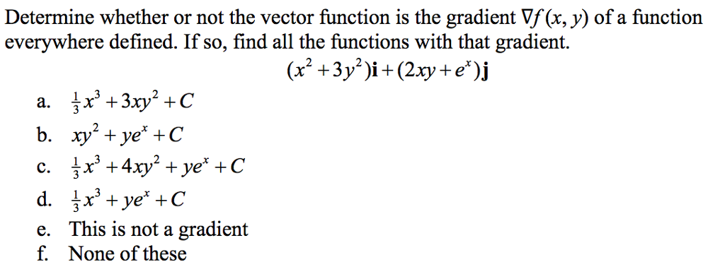 Solved Determine Whether Or Not The Vector Function Is The