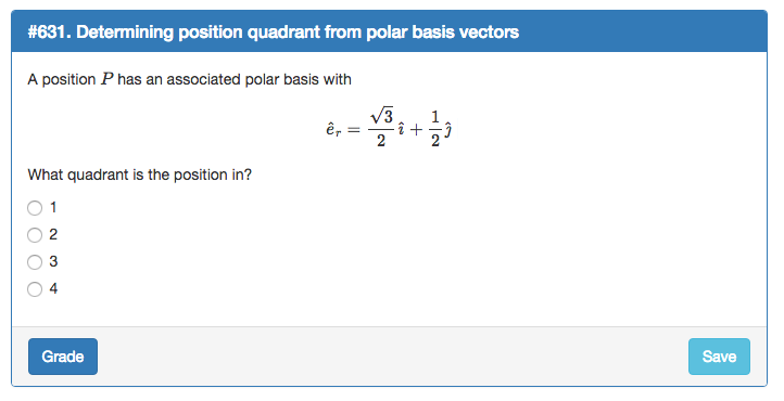Solved A position P has an associated polar basis with | Chegg.com
