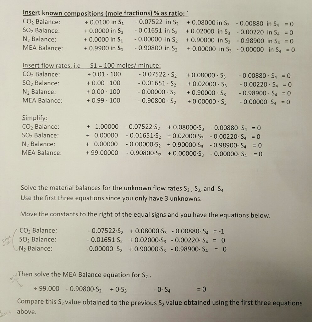 problem 3: Material Balances on a Gas Absorber The | Chegg.com
