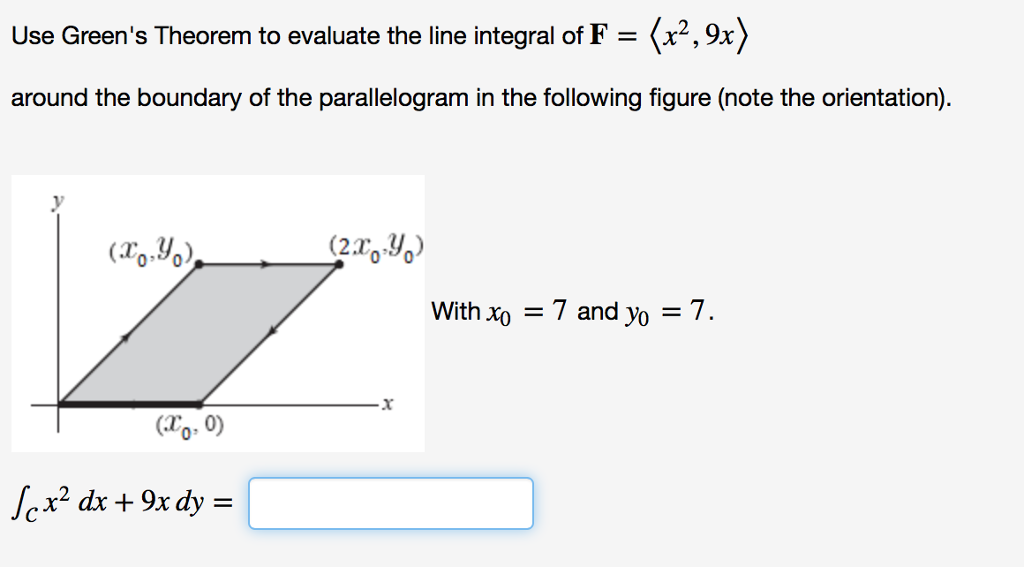 Solved Use Green's Theorem to evaluate the line integral of | Chegg.com