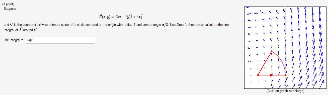 Solved Suppose vector F(x, y)=(2x-2y) vector i+5x vector j | Chegg.com Solved Suppose vector F(x, y)=(2x-2y) vector i+5x vector j | Chegg.com