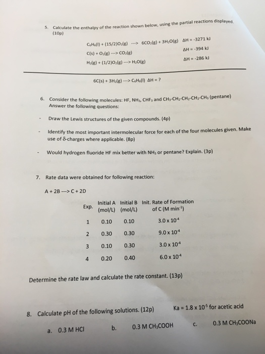 Solved Calculate the enthalpy of the reaction shown below, | Chegg.com