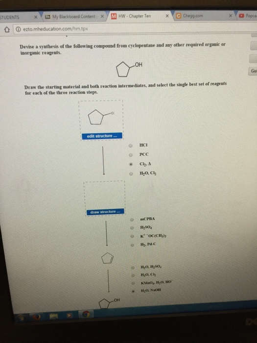 Solved Derive a synthesis of the following compound from | Chegg.com