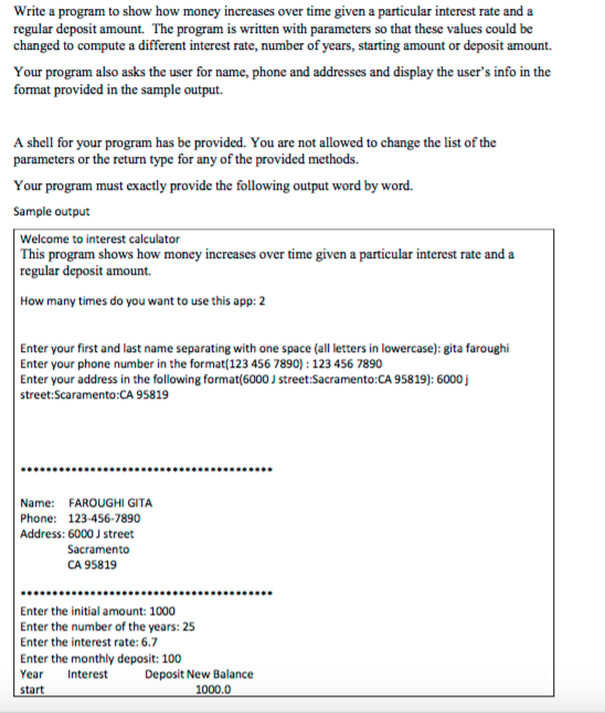 Solved Please help. The instructions are below and so is the | Chegg.com