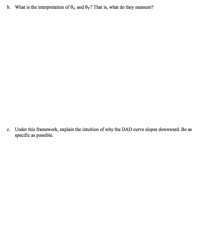 Solved Question 04. The dynamic aggregate demand and supply | Chegg.com