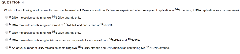 Solved QUESTION 4 Which of the following would correctly | Chegg.com