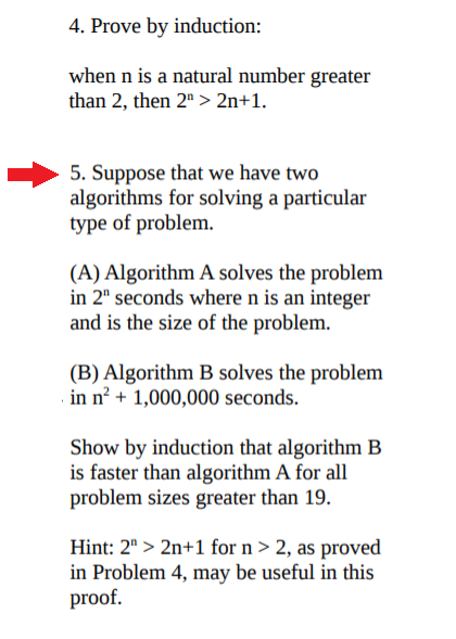 Solved 4. Prove by induction: when n is a natural number | Chegg.com