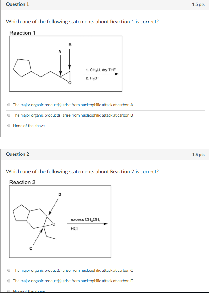 Solved Which One Of The Following Statements About Reaction