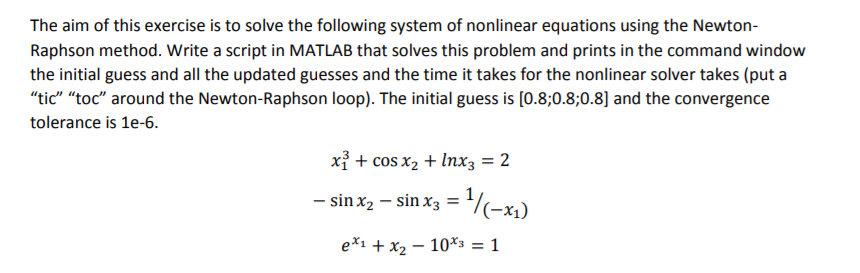 Solved The Aim Of This Exercise Is To Solve The Following