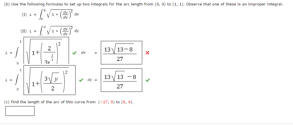 (b) Use the following formulas to set up two | Chegg.com