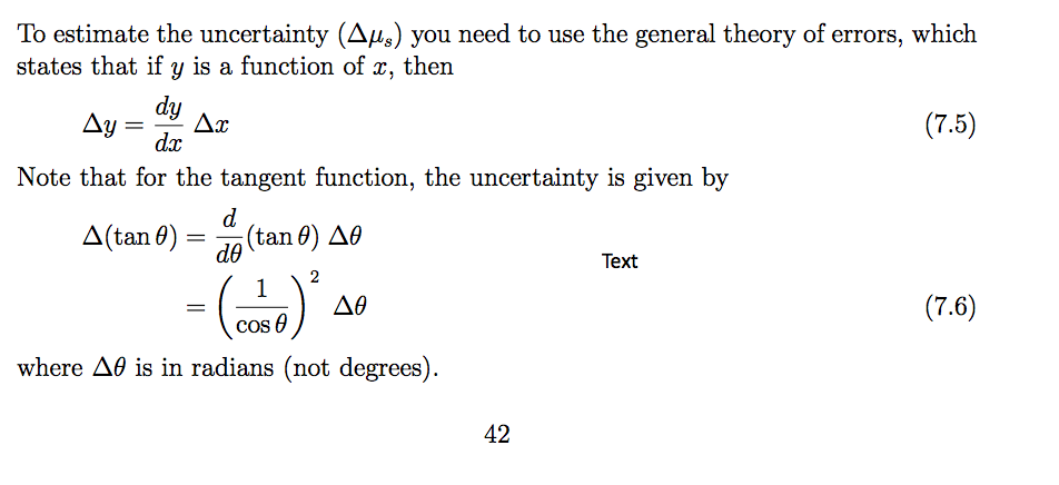 Solved How do you estimate the uncertainty of static | Chegg.com