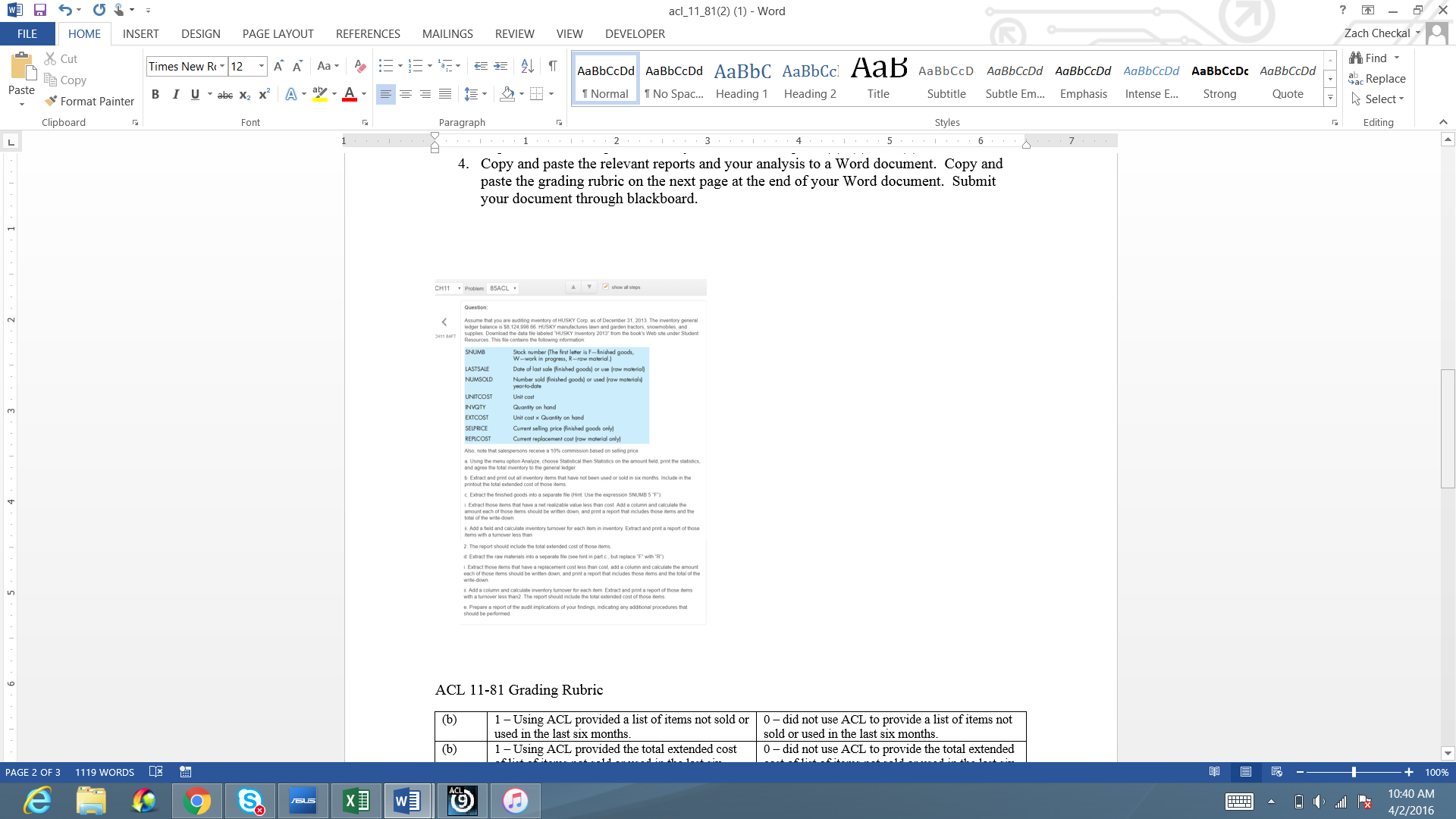 Copy and paste the relevent reports and your analysis | Chegg.com