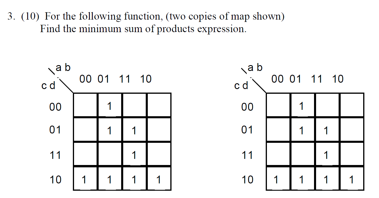 Solved For the following function, (two copies of map shown) | Chegg.com