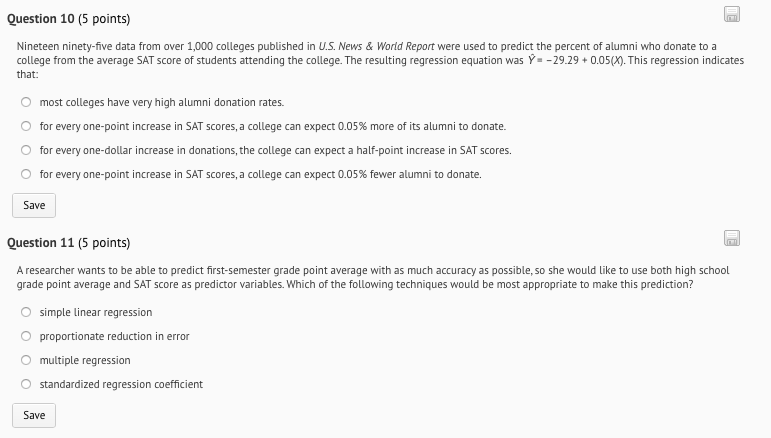 Solved Question 10 (5 points) Nineteen ninety-five data from | Chegg.com