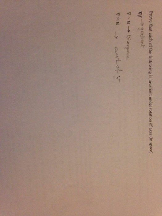 Solved Prove That Each Of The Following Is Invariant Under 