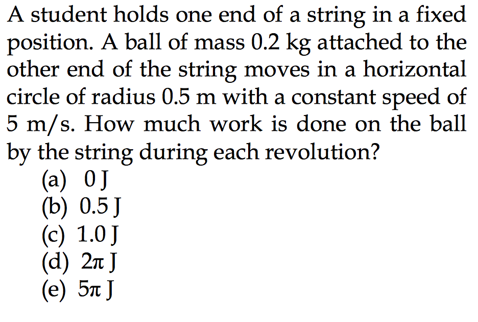 Solved A student holds one end of a string in a fixed | Chegg.com
